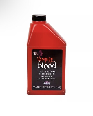 Halloween Vampire Blood For Costume decoration fake blood 16oz | eBay