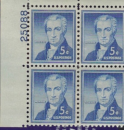 James Monroe 5 cent postage stamp | eBay