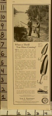 1928 EPPINGER DARE DEVIL DARDEVLE SPOON LURE FISH DETROIT SPORT ...