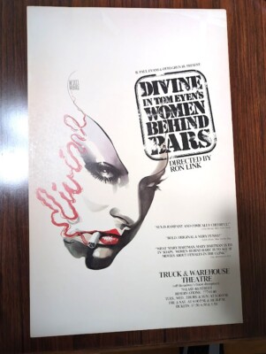 DIVINE in Tom Eyen's WOMEN BEHIND BARS off-Broadway original window ...