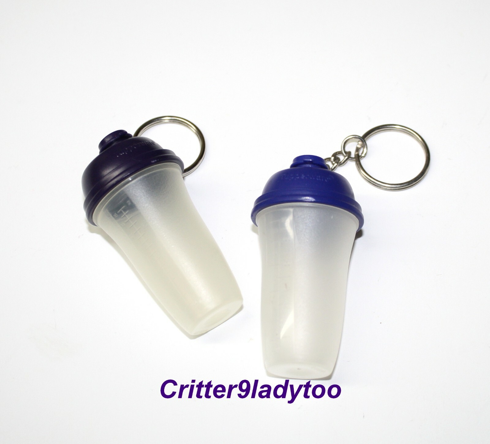 NEW Tupperware Lot of 2 Vintage Quick Shake keychains NIP | eBay