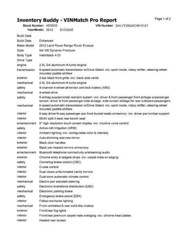 Wheel Road Wheel Alloy 19x8 5 Spoke Slotted Fits 12-13 EVOQUE 1202487 ...