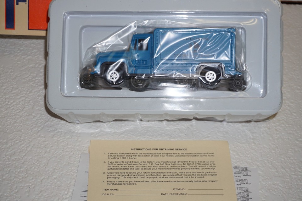 LIONEL 6-52108 LCCA Lionel Track Testing Equipment Van | eBay