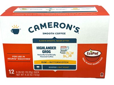 Cameron's Highlander Grog Coffee Keurig K Cups 4.33 oz Camerons | eBay