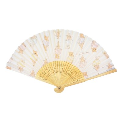 Rilakkuma Folding Hand Fan Sweet Ice Cream San-X Japan Store Limit | eBay