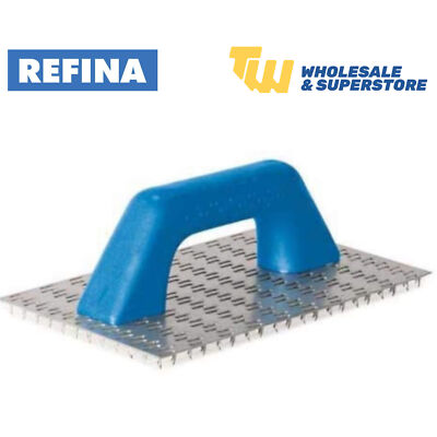 REFINA 10in Plasterers Render Scraper 8mm Twisted Tooth Plaster ...