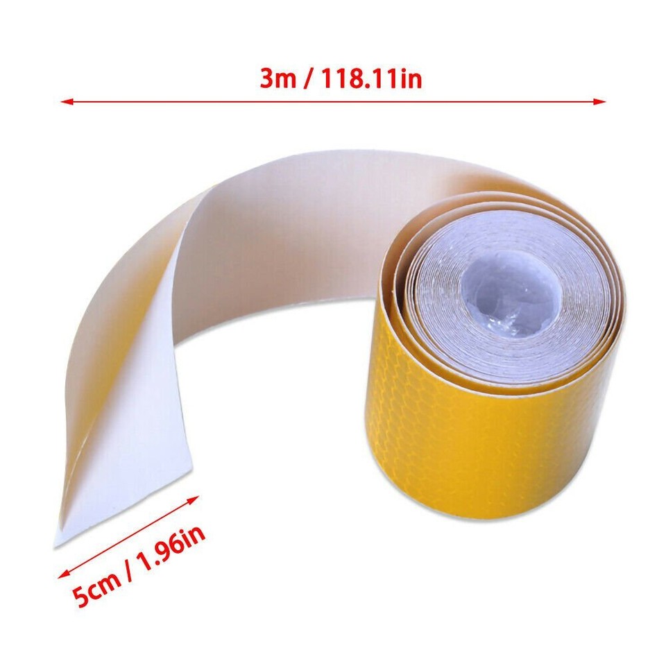 2" Car Night Reflective Traffic Safety Warning Reflector Roll Tape Film ...