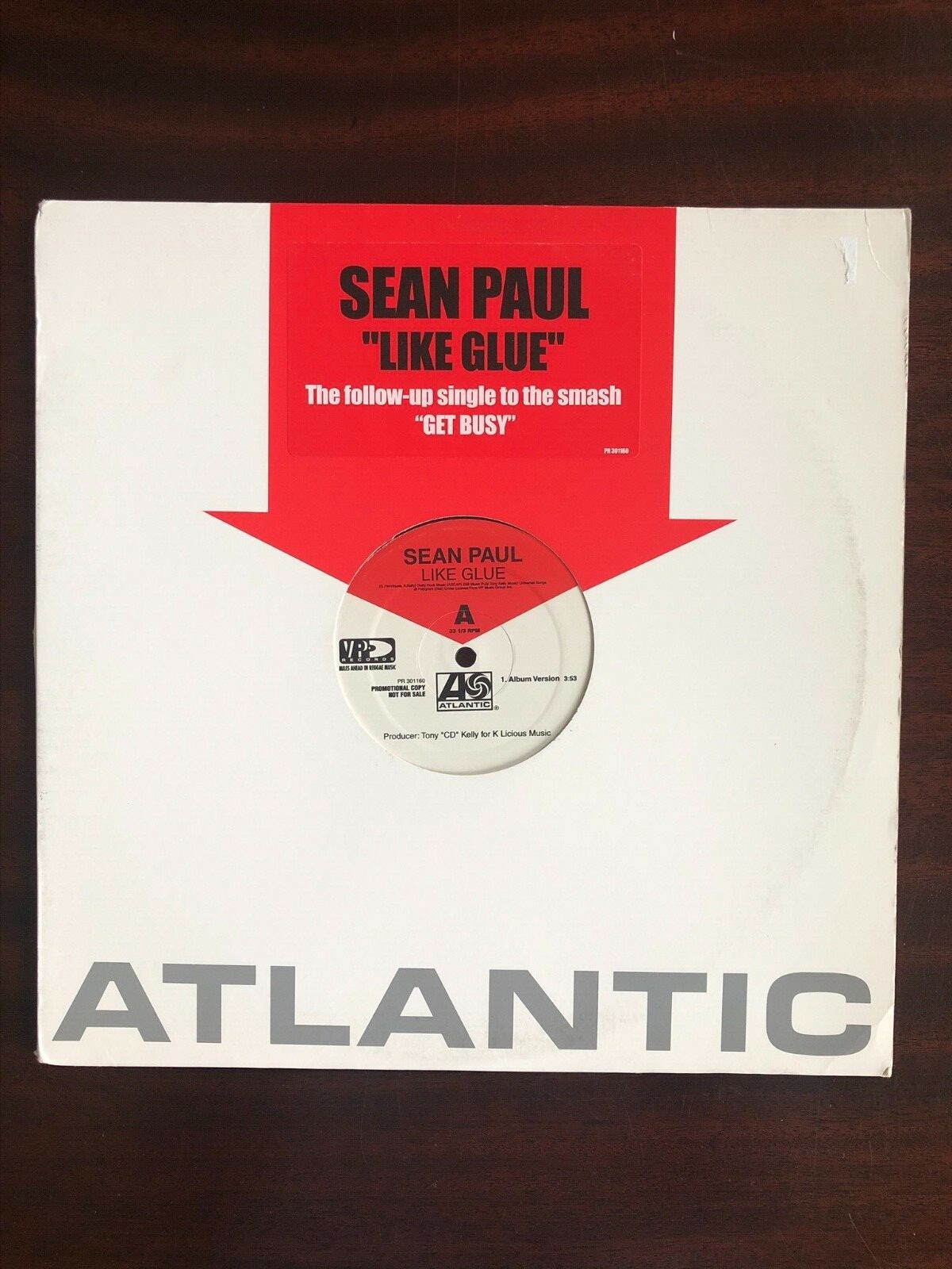 Sean Paul - Like Glue 12" Vinyl Promo Single 2002 | eBay