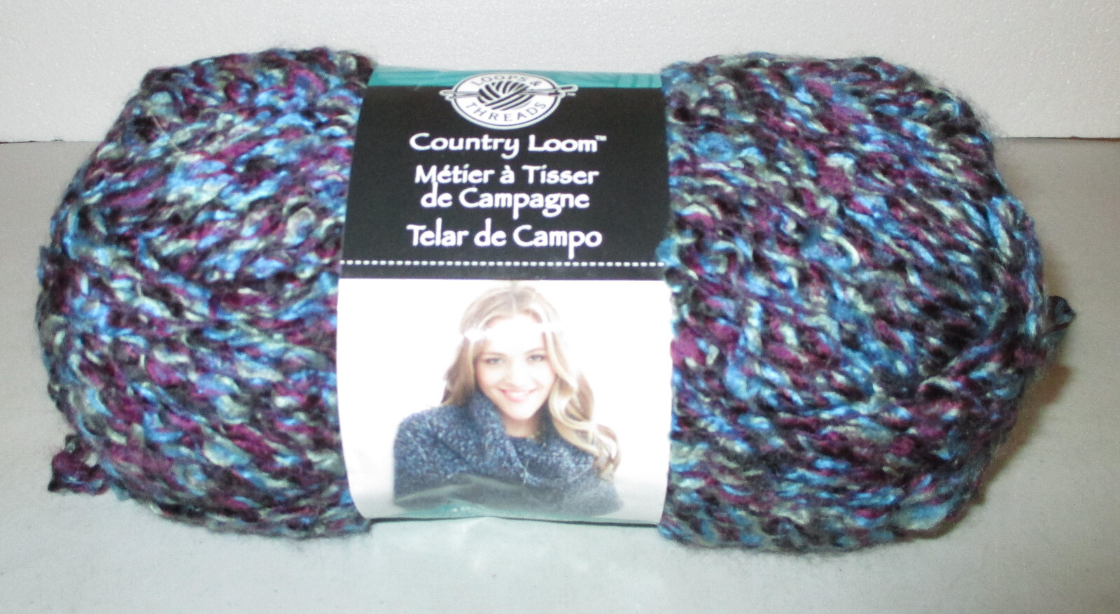 LOOPS & THREADS Country Loom #6 Super Bulky Yarn Wizard (Purple ...