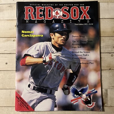 Red Sox 1997 Official Magazine 3rd Edition Nomar Garciaparra Cover ...
