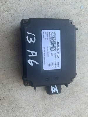 2013 AUDI A6 PREMIUM PLUS 2.0L HOMELINK GARAGE DOOR MODULE 4G0907410A ...