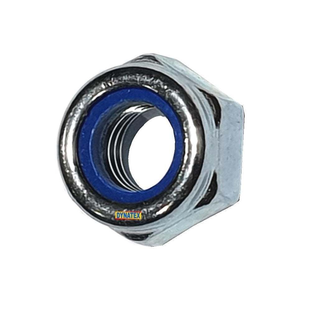 Nut Nylock Zinc Plated Metric Thread For Set Screw & Bolt Hex M20 Nyloc ...