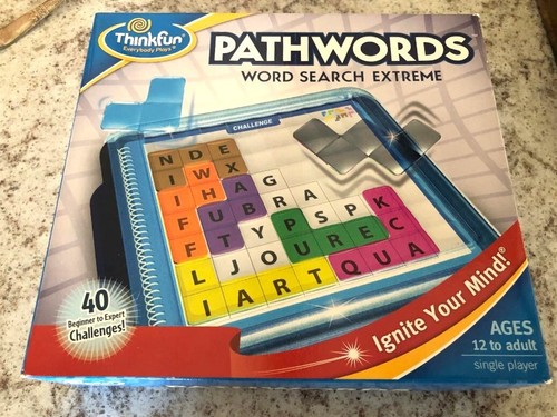 2010 Thinkfun Pathwords Word Search Extreme Game 40 Challenges NEW OPEN ...