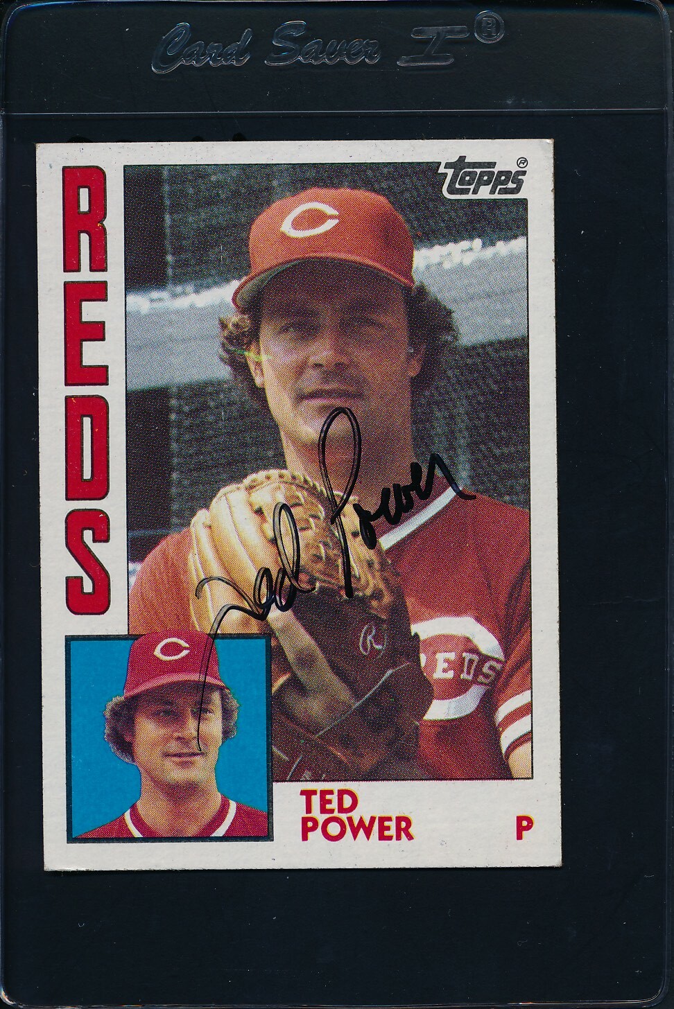 1984 Topps #554 Ted Power Reds Signed Auto *14822 | eBay
