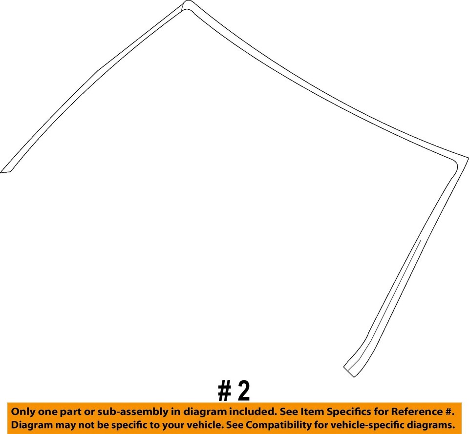 BMW OEM 07-13 328i xDrive Windshield Glass-Reveal Molding 51317119711 ...