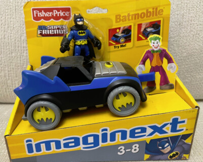 Imaginext Batman Action Figure and Batmobile Car NEW DC Super Friends ...