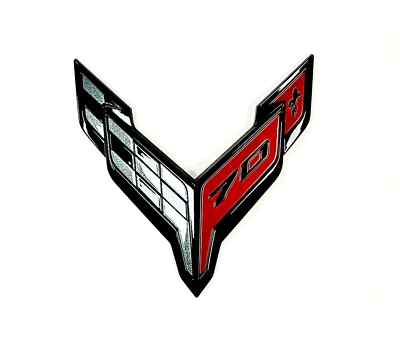 2023-24 Corvette C8 70th Anniversary Fascia Emblem 85580216 Carbon ...