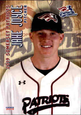 2019 Somerset Patriots Choice #12 Jake Joyce Collinsville Virginia ...