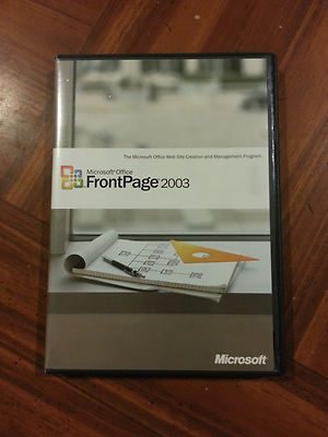 Microsoft Office FrontPage 2003 for Windows Full Version RETAIL | eBay