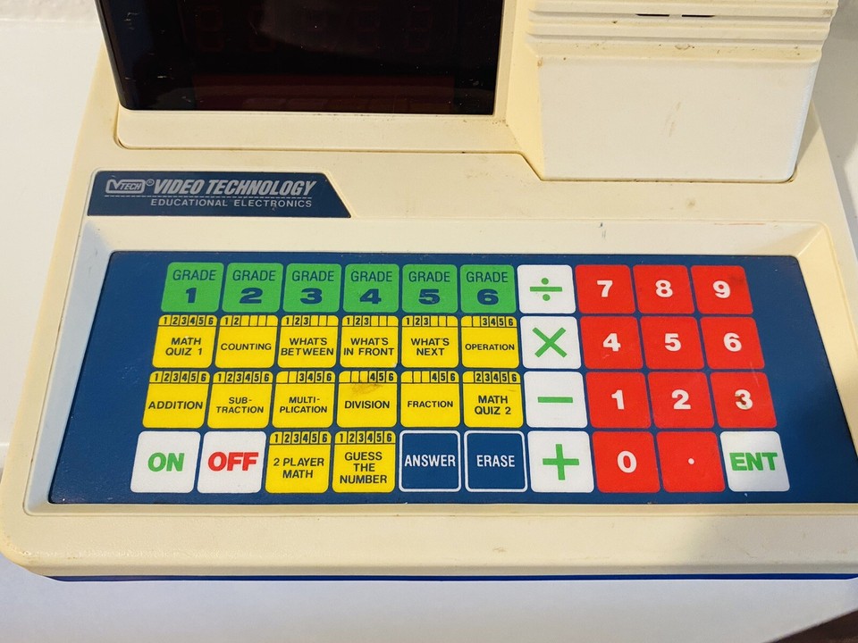 1986 Number Cruncher Vintage Retro Math Educational Toy Works | eBay