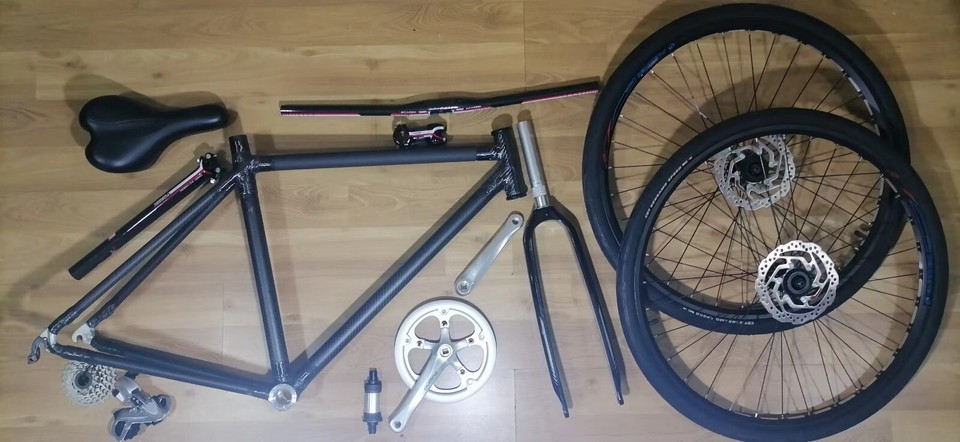 Custom Bamboo Bicycle Frame Build Kit | eBay