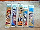 5pcs. Religious Catholic Bookmarks Virgin Mary Jesus Christ Tapestry ...