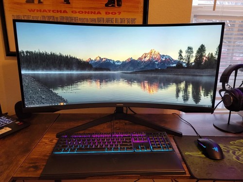 Samsung G5 Odyssey 34" 21:9 Curved 165 Hz FreeSync WQHD HDR VA Gaming ...