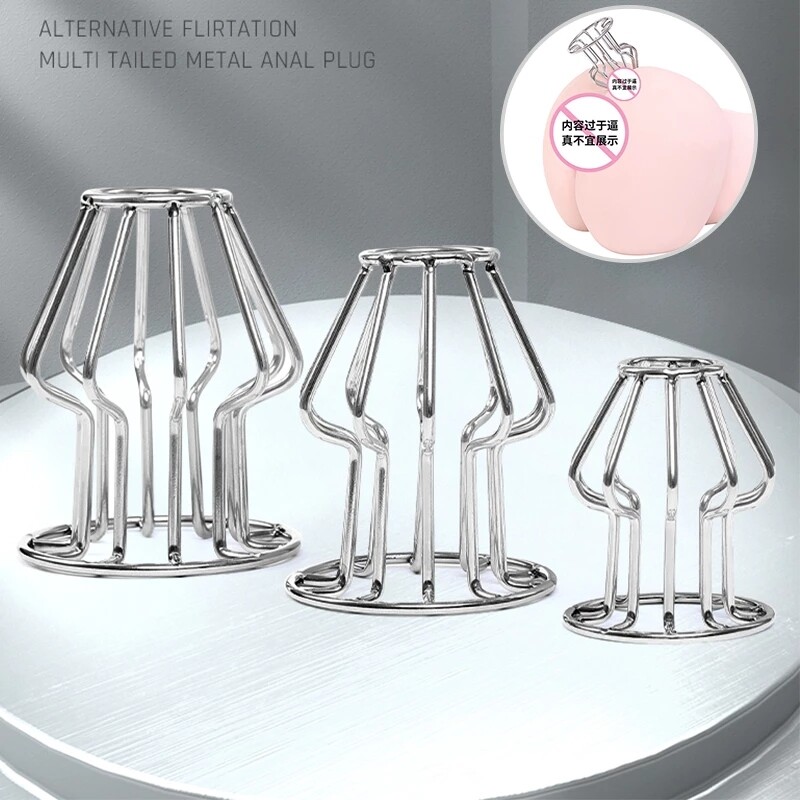 Anal Plug Spreader Vaginal Stretcher Butt Plug Adjustable Metal ...