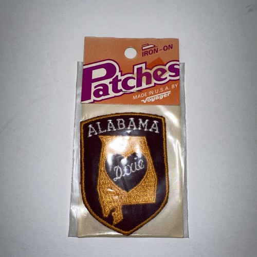 Alabama Voyager Souvenir Travel Badge Patch 3” Vtg USA Iron On State ...