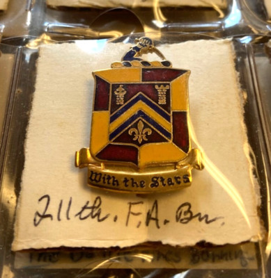 211th Field Artillery DI Pin , military pin | eBay