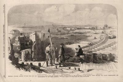 Manassas Junction Showing the Fortifications of the Rebels - Civil War ...