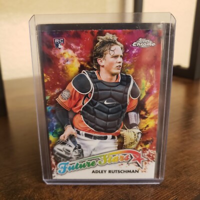 2023 Topps Chrome Adley Rutschman Future Stars Rookie Card Baltimore ...