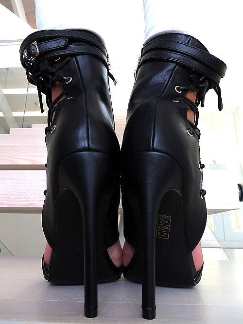 Exma Moda Giulia Original High Heels Corset Boots Sandals Black 37 | eBay