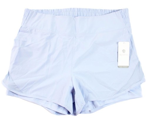 Apana Womens Activewear Yoga Shorts XL Elastic Waist Pockets Stretch ...