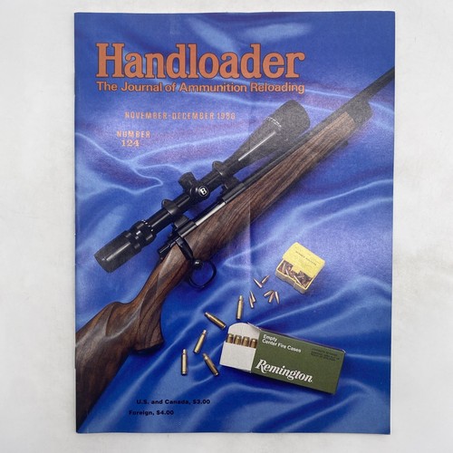 Handloader Magazine Ammunition Reloading Journal November December 1986 ...
