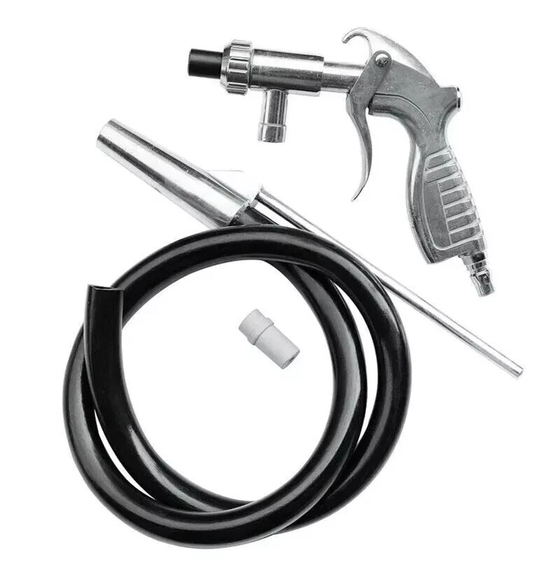 Industrial Air Sandblaster Spray Gun Kit Sand Blaster Grit Blasting Set ...