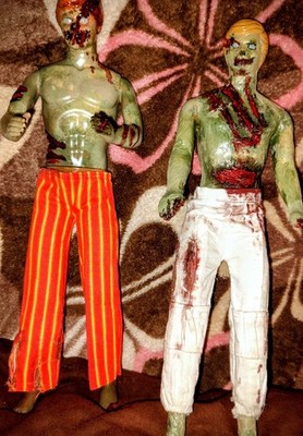 Custom Zombie Ken Dolls Halloween Horror Goth Decoration | eBay