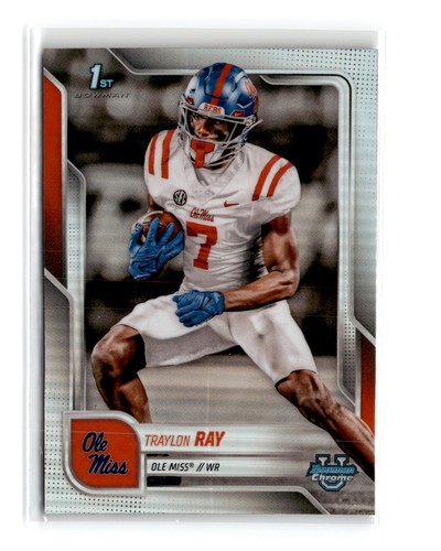Traylon Ray 2025 Bowman University Chrome Refractor #134 | eBay