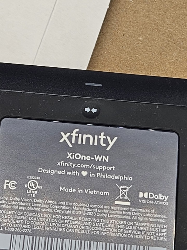 Xfinity XiOne-WN Streaming Device TV Box WNXI11AEICO HDMI w/ REMOTE | eBay