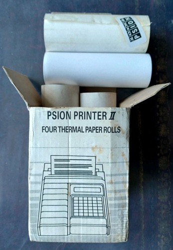 Psion Printer II : Pack of Four Rolls of Thermal Paper - Genuine Psion ...