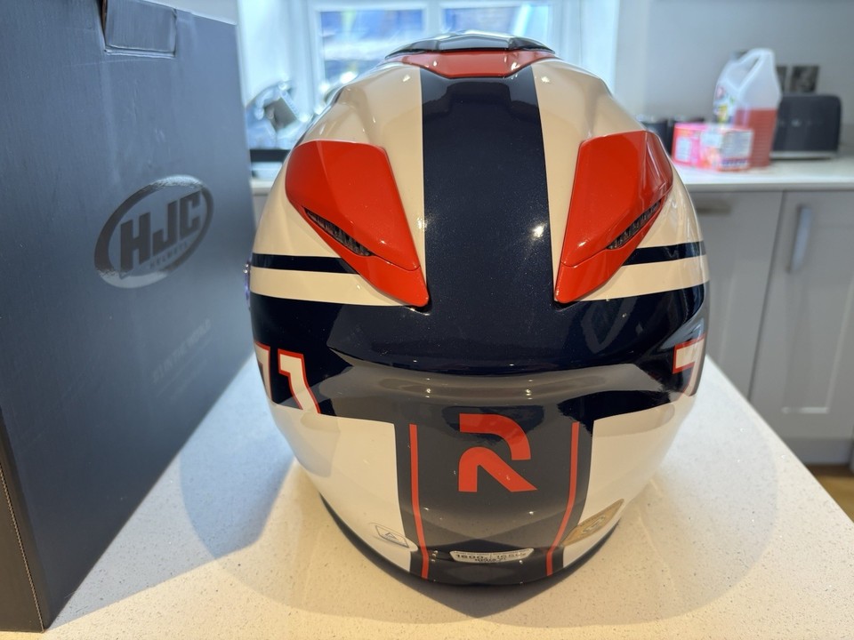 HJC RPHA 71 Full Face Motorcycle Helmet ECE 22.06 Pinlock - Zecha White ...