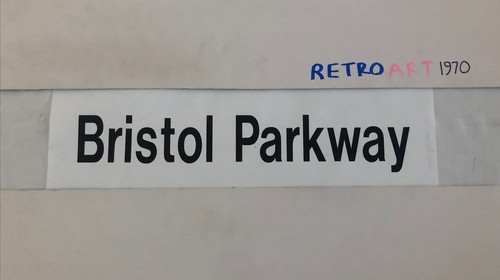 Bristol Parkway - British Rail 195 Train Destination Blind 20" Bus ...