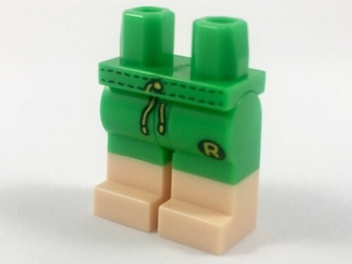 LEGO 970c00pb0753 BATMAN ROBIN Hips and Legs with Swim Trunks, Yellow R ...