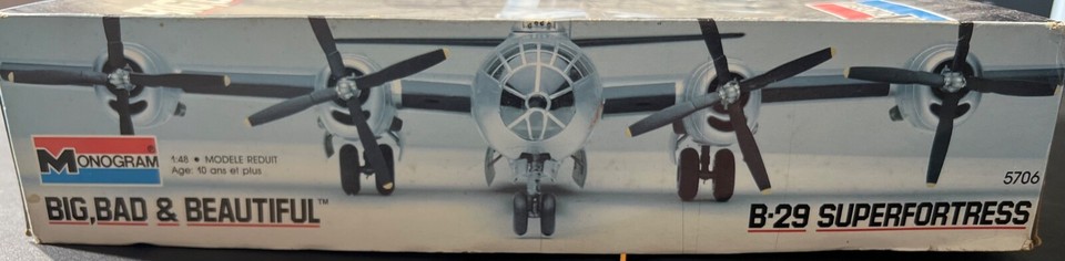 Monogram B-29 Superfortress Big, Bad & Beautiful 5706 1/48 Open ‘Sullys ...