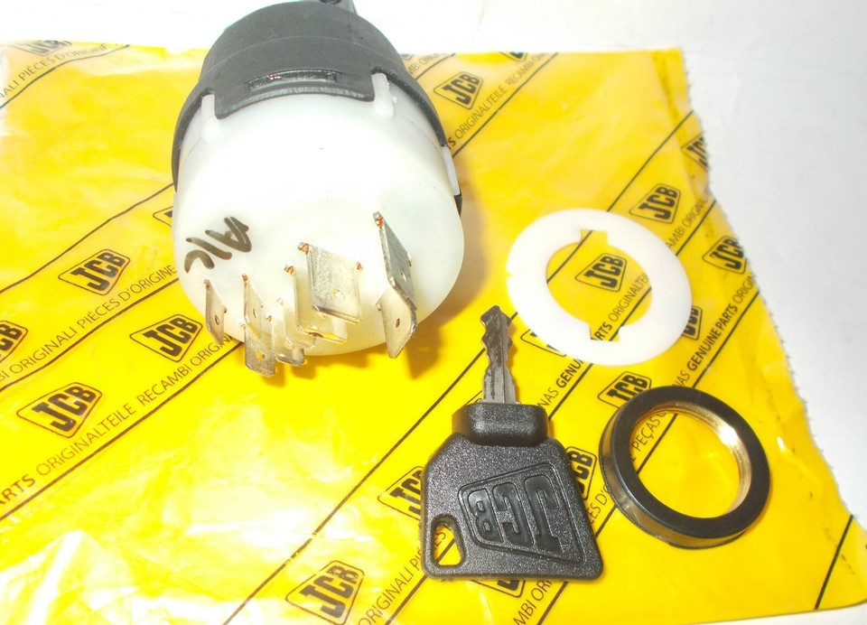 FITS FOR JCB PARTS 3CX - GENUINE FOR JCB IGNITION SWITCH WITH 2 KEYS | eBay
