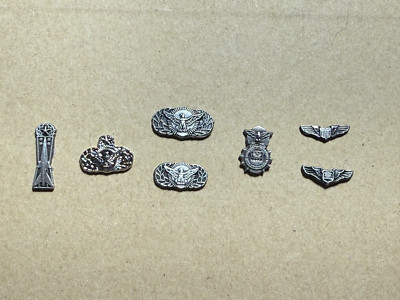 1:6 scale custom metal Insignia and Badges- US AirForce - 7 variations ...