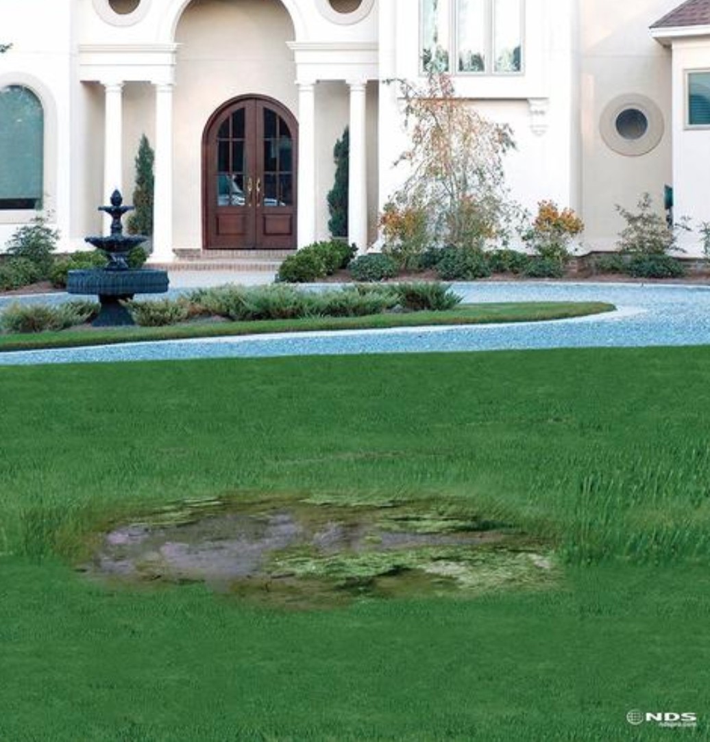 24" x 28" Storm Water Leaching System Downspout Sump Pump Standing ...