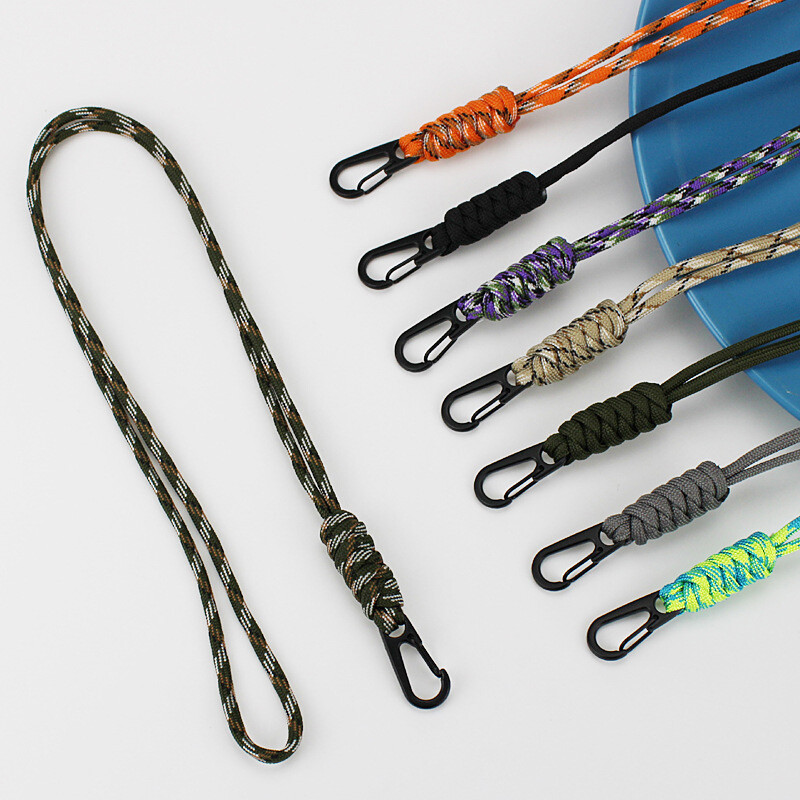 Strong Braid Lanyard ID Key Holder Clip Name Tag ID Card Neck Wrist ...