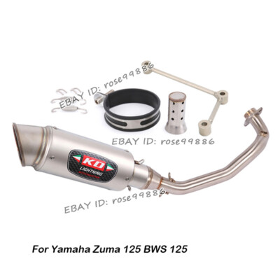 Exhaust Front Pipe Link Muffler Tips With DB Killer For Yamaha Zuma 125 ...