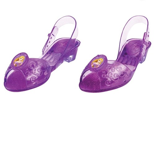 Girls Disney Princess Tangled Rapunzel Light Up Shoes Disguise Costumes ...